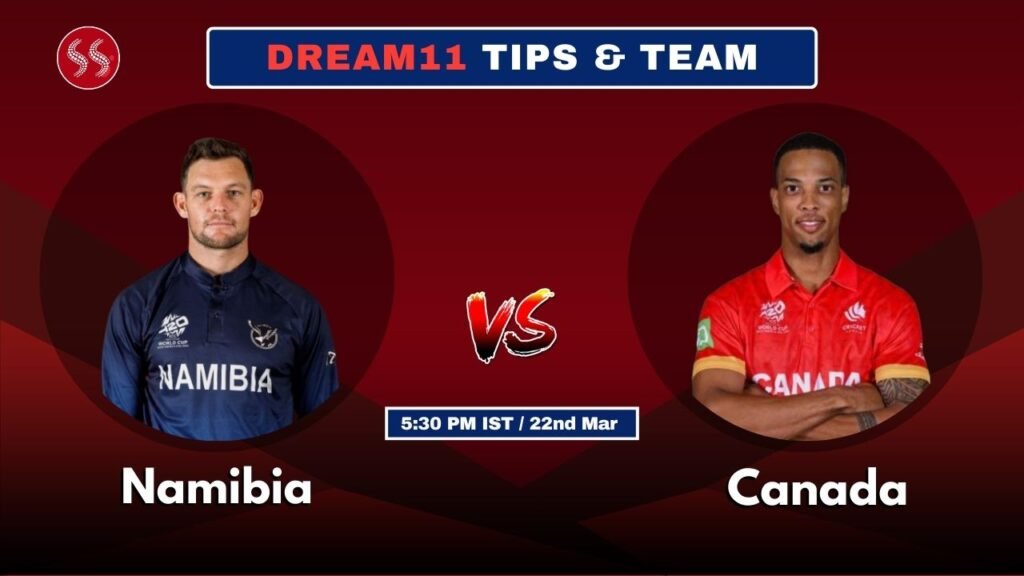 NAM Vs CAN Today's Dream11 Fantasy Team: Namibia Vs Canada 4th T20I ...