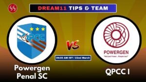 PPSC Vs QPCC Today's Dream11 Fantasy Team: Powergen Penal SC Vs QPCC I 2nd Semi-Final, T20 Match ...