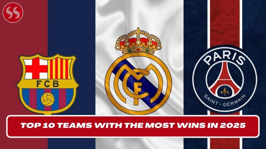 Top 10 Teams With The Most Wins In 2025